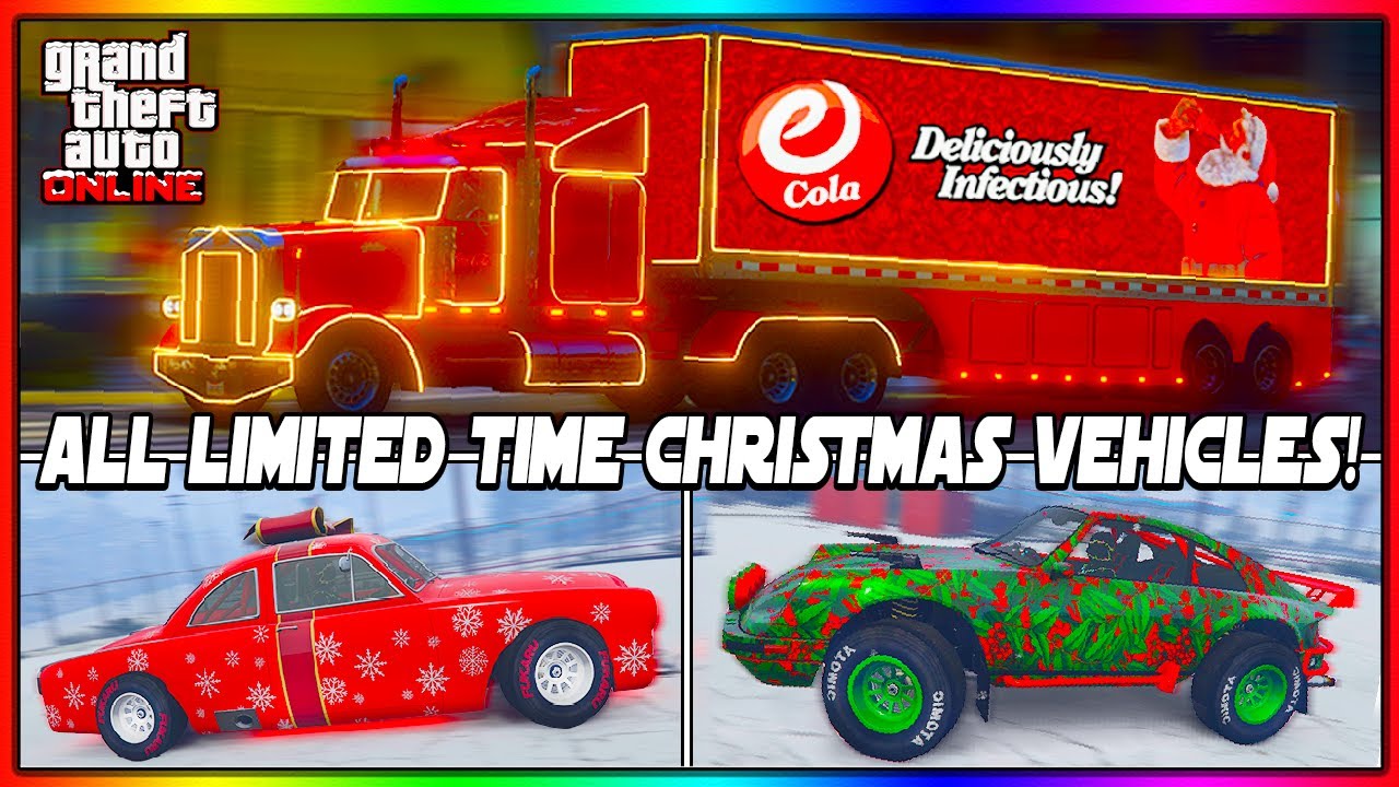 ALL Limited Time CHRISTMAS Vehicles (GTA 5 Online Christmas 2024 DLC ...