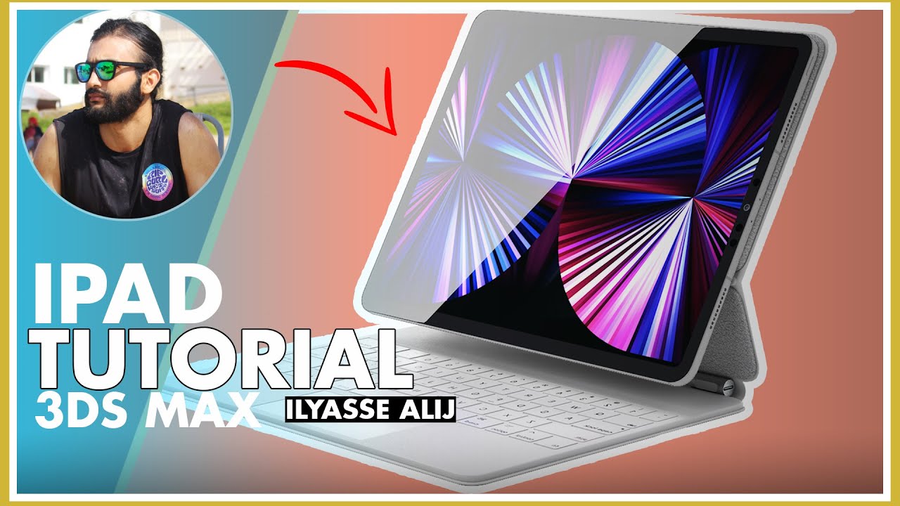Modeling and texturing an ipad magic keyboard using 3ds max - YouTube