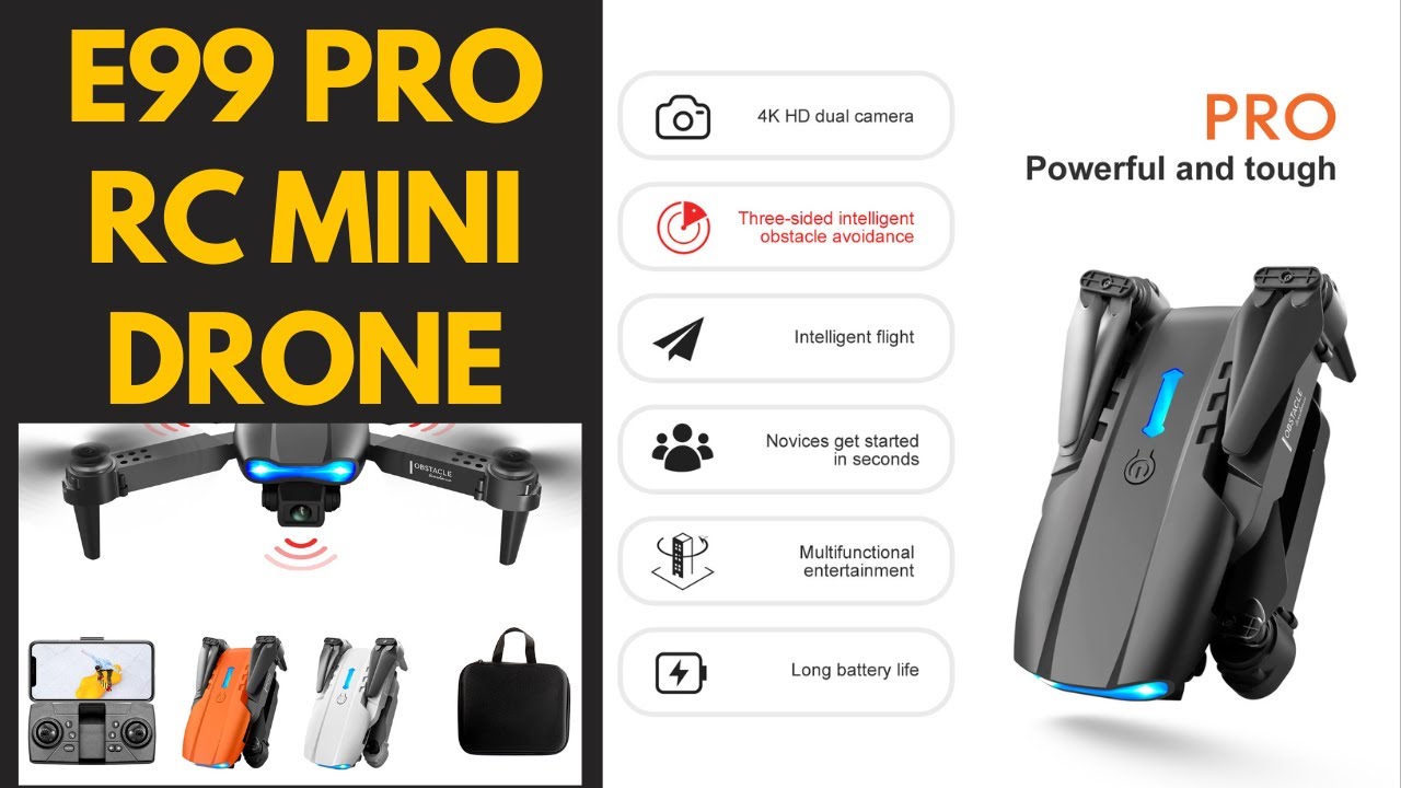 E99 Pro Rc Mini Drone - YouTube