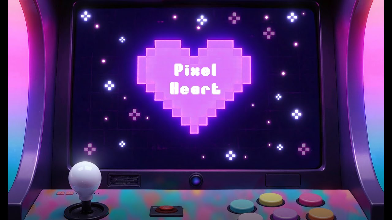 Pixel Heart – #한글 Inspired Arcade Pop, Korean&English - YouTube