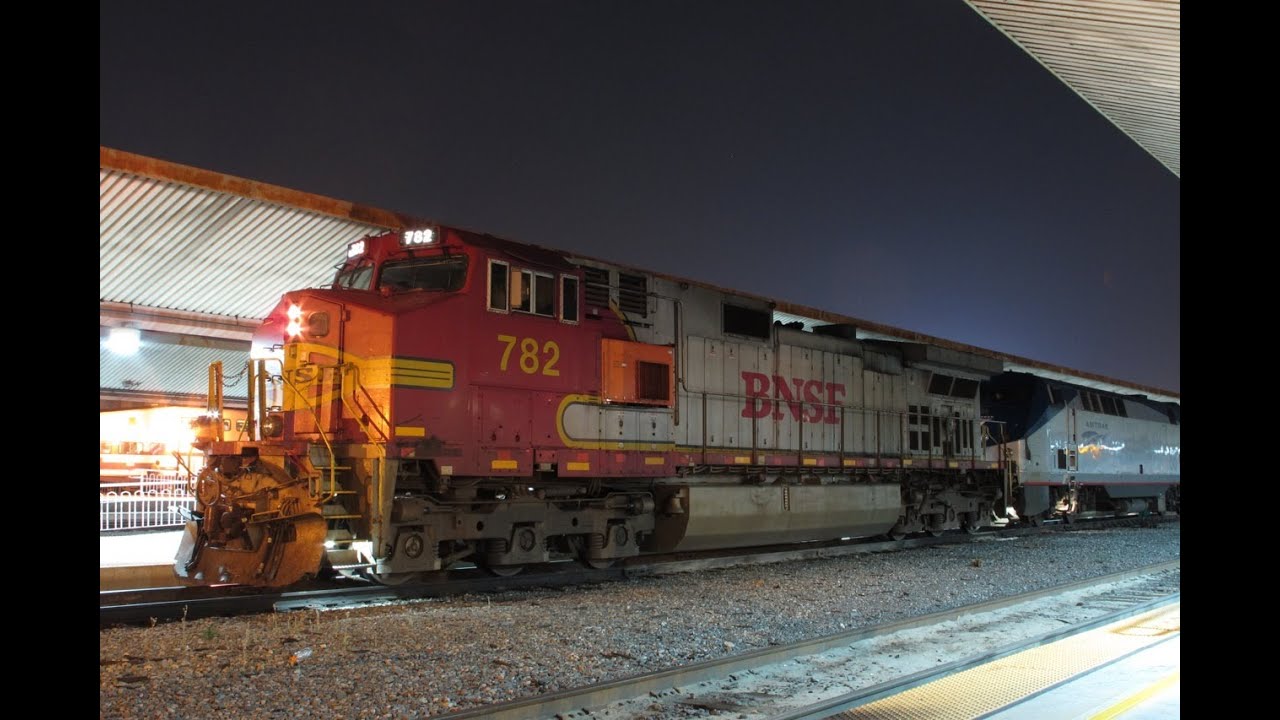 Amtrak Coast Starlight #11 with with BNSF 782 - YouTube