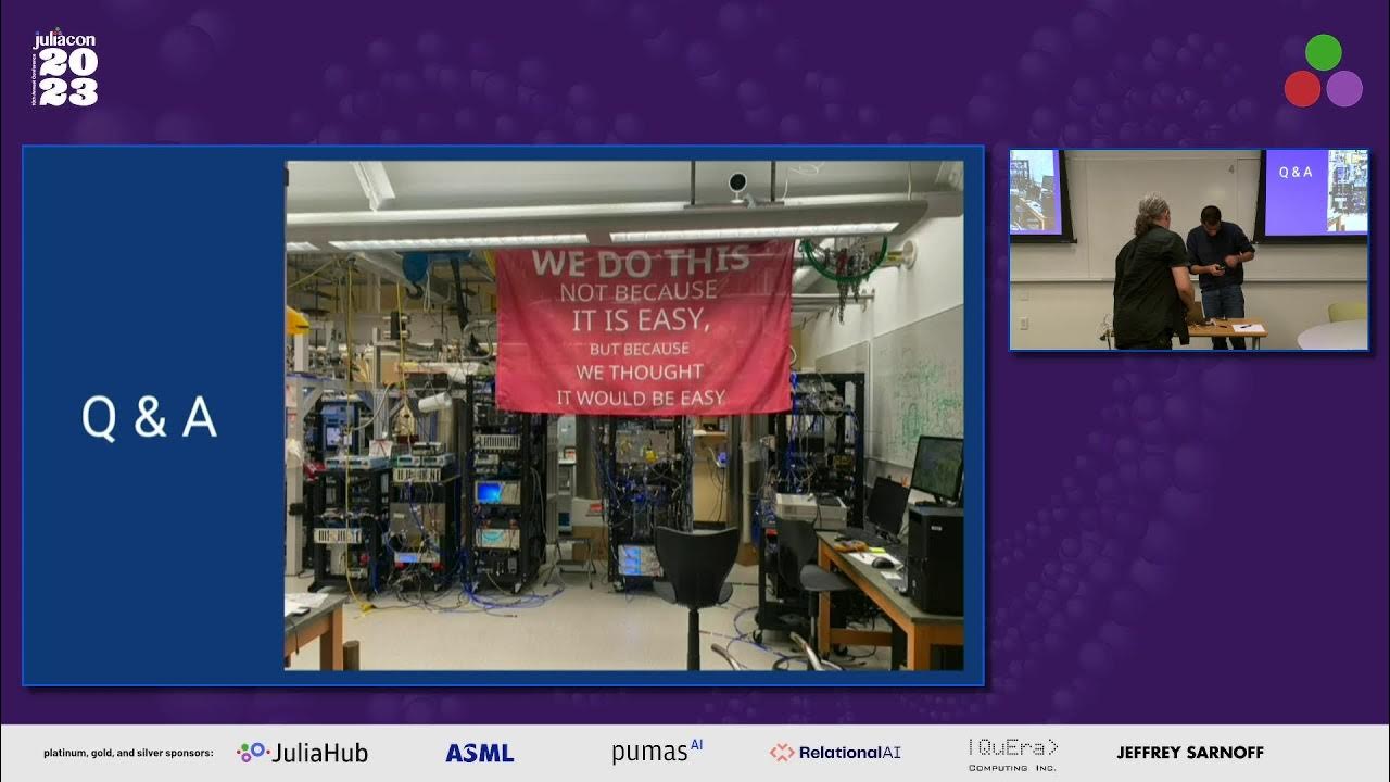 JuliaCon 2023 Room 32-082 Day 2 - YouTube