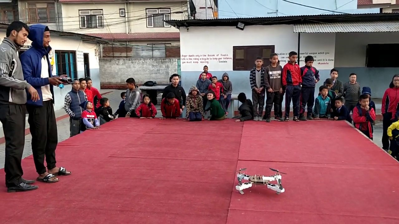 nericans(students of neric academy) made a flying quadcopter in their ...