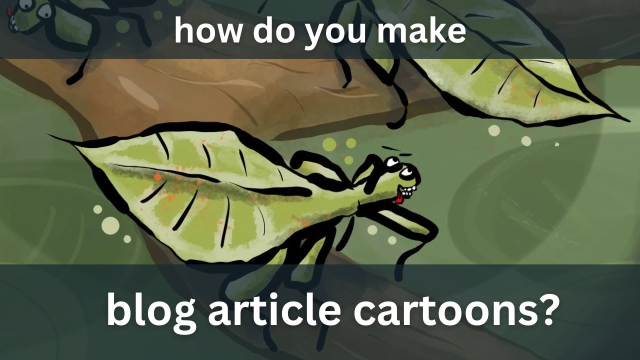 How do you make blog article cartoons? - YouTube