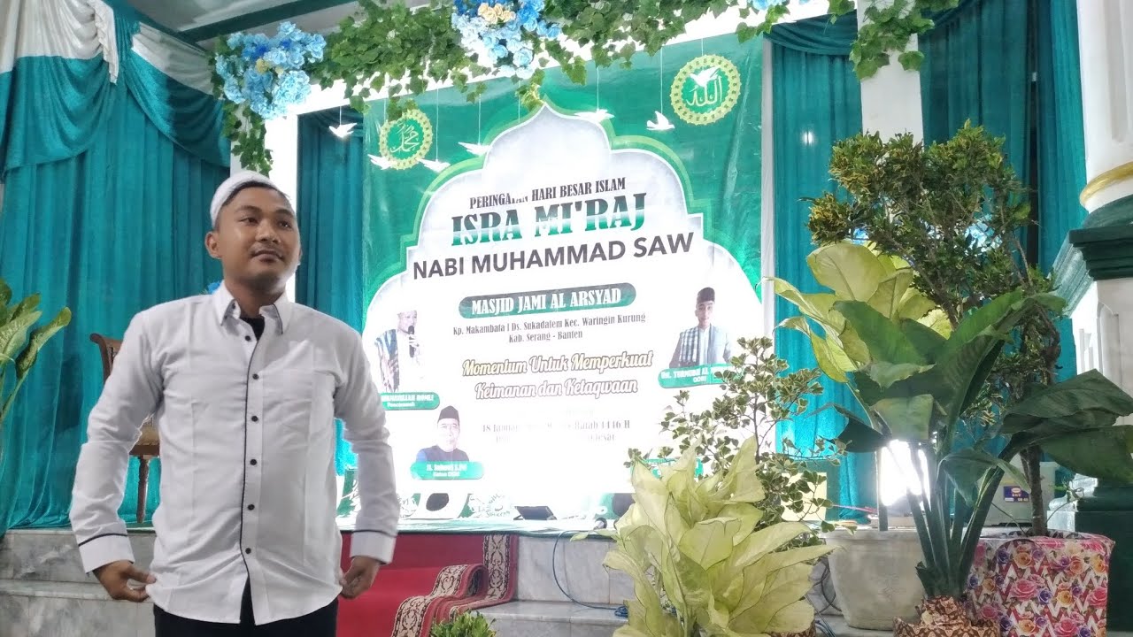 QORI Merdu Ust.TURMUDZI AL MUBAROK Mengisi Acara PHBI ISRA MI'RAJ Di kp ...