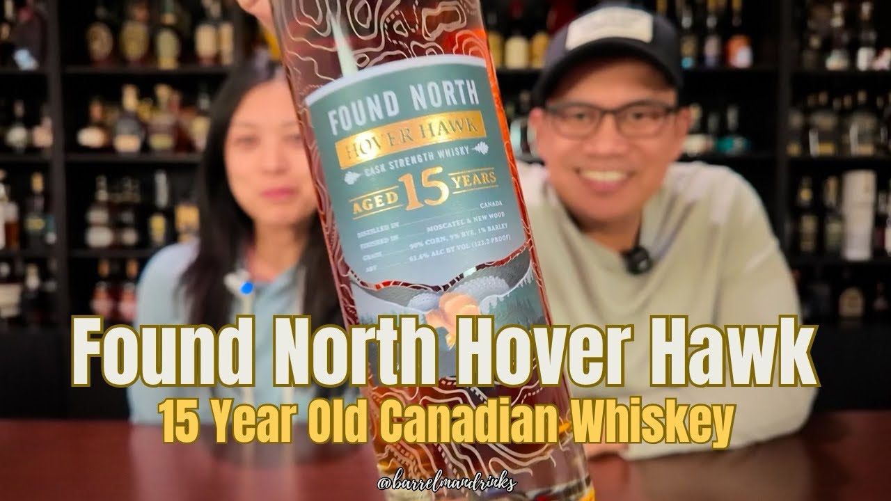Found North Hover Hawk 15 Year Aged Canadian Whiskey Review - YouTube