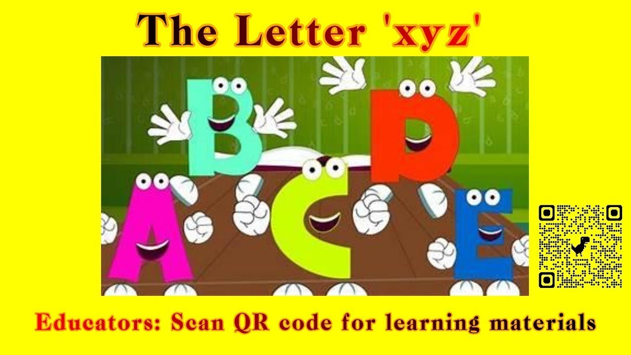 Letter XYZ Read Along - YouTube