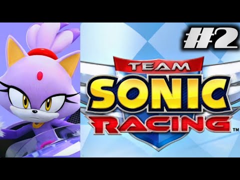 Playing as Blaze #2 - Team Sonic Racing (PS4) - YouTube