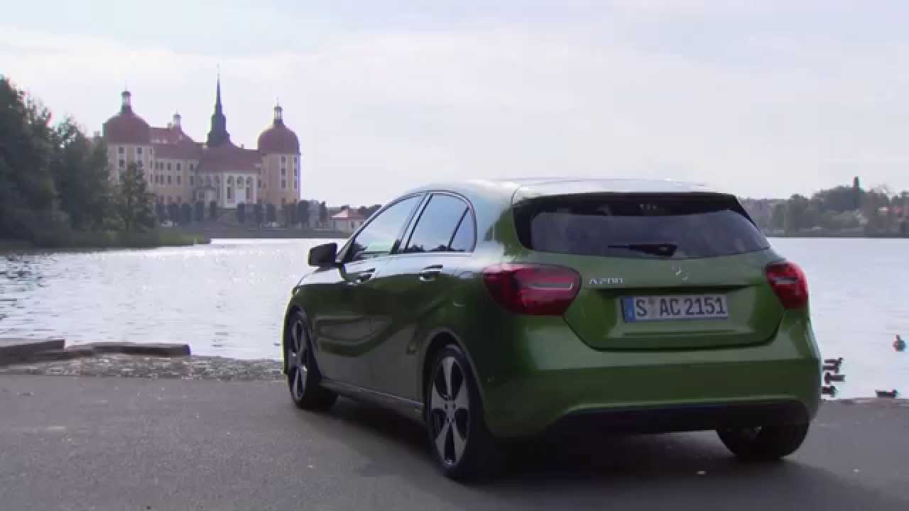The new Mercedes-Benz A 200 Elbaite Green Metallic Exterior Design ...