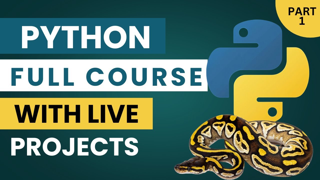 PYTHON FULL COURSE (Part 1) - YouTube
