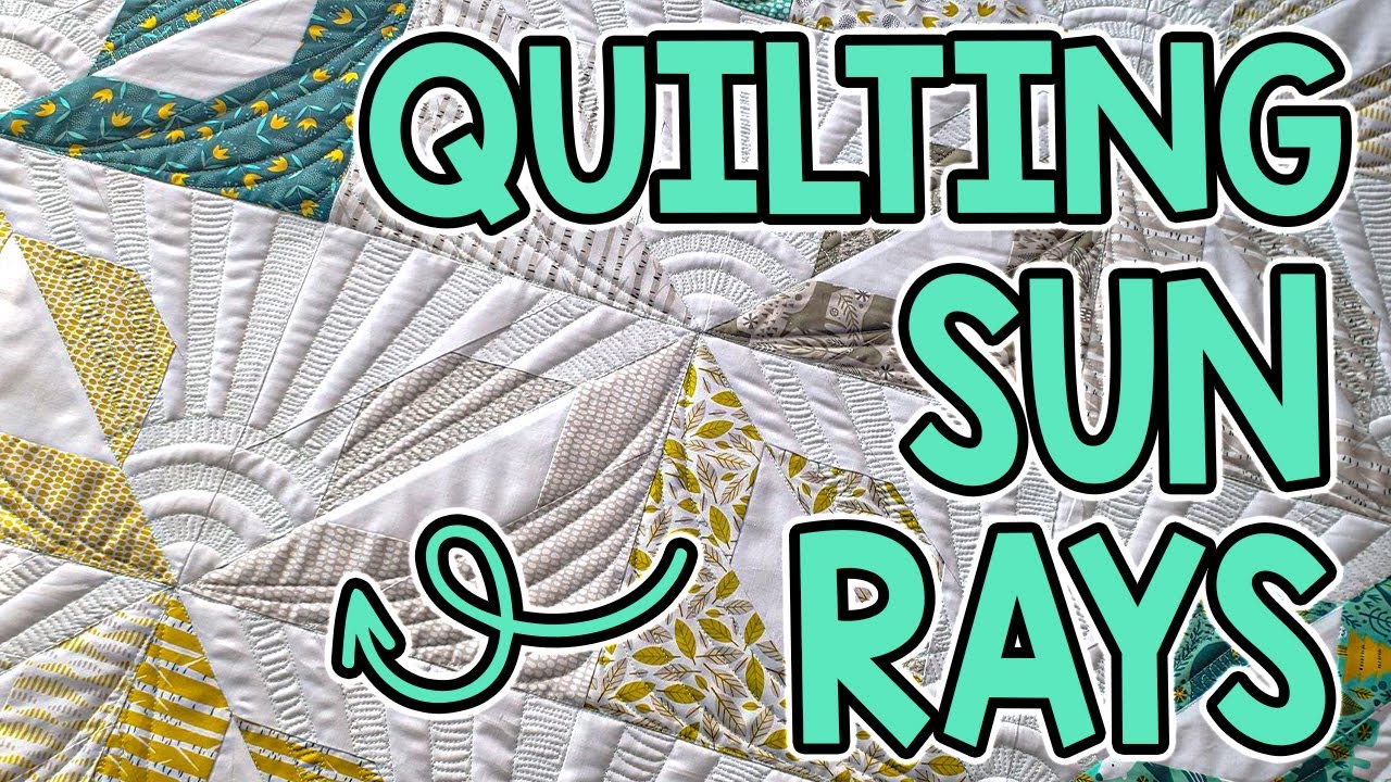 How To Quilt It? | Sun Rays and Mountains | Flying Geese | Longarm ...