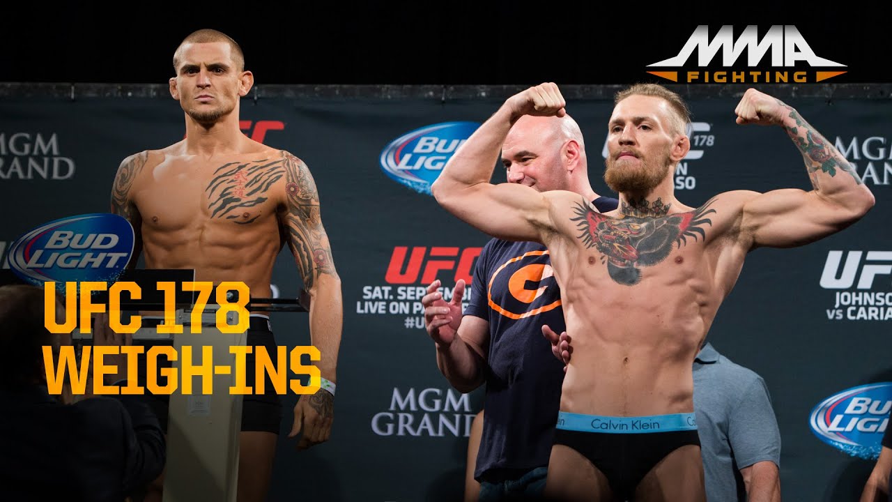 UFC 178 Weigh-In Highlights - YouTube