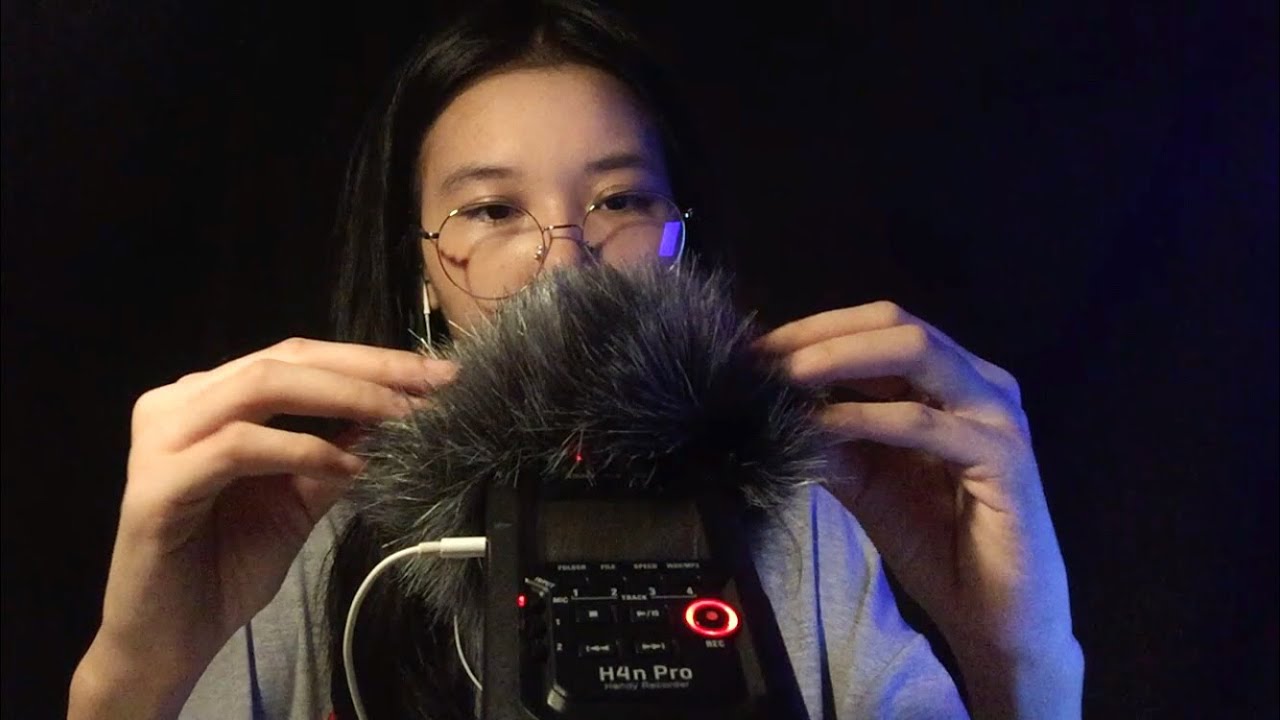 ASMR Fluffy Mic Relaxing for Sleep / Ear massage - YouTube