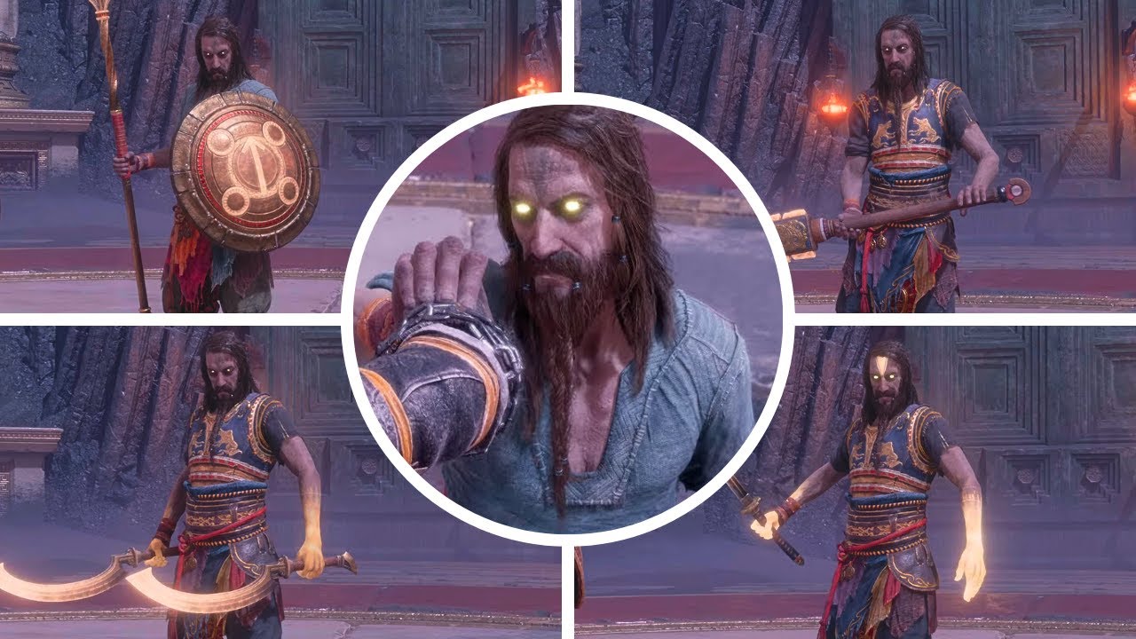 God of War Ragnarok: Valhalla DLC - All Tyr Boss Fights (Give Me ...