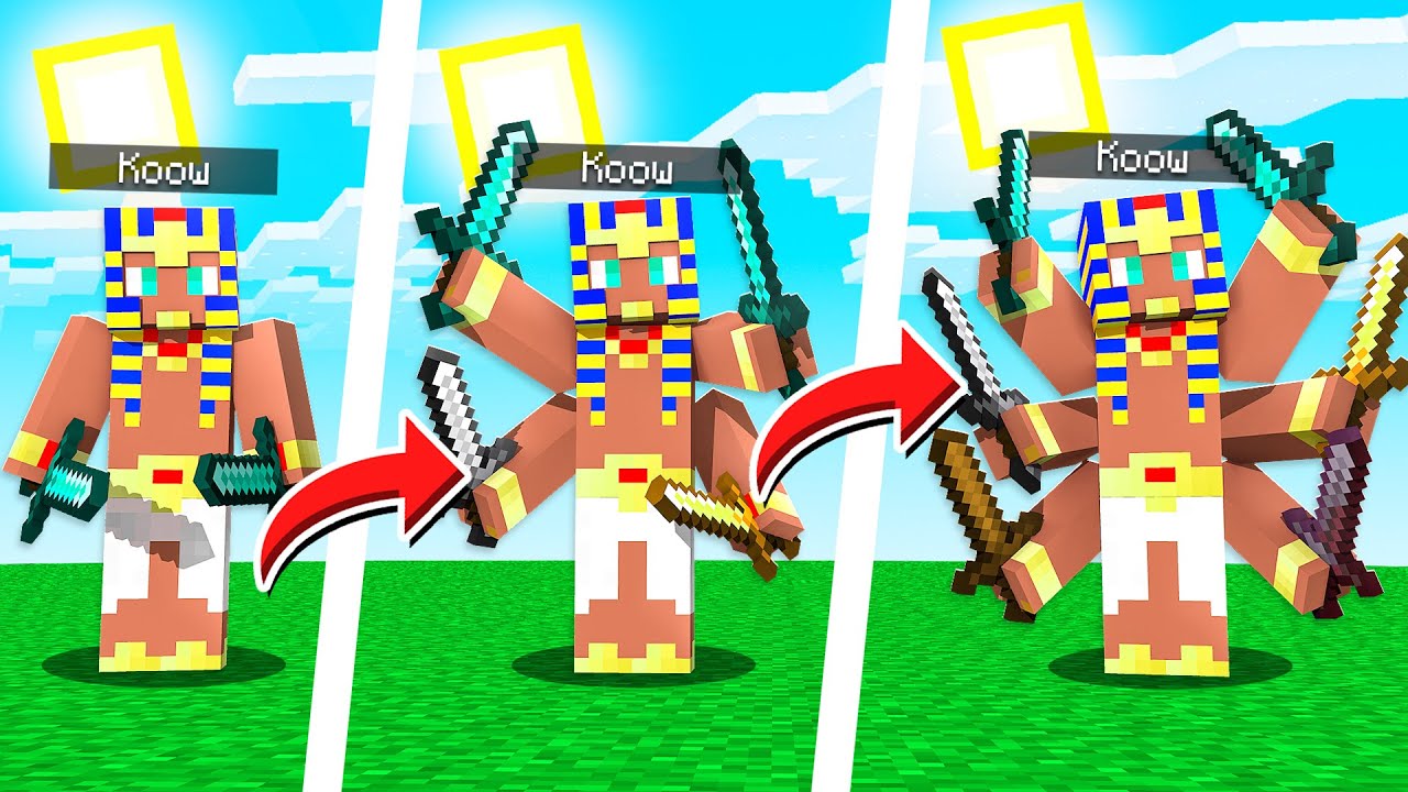 A CADA 3 MINUTOS NASCE UM BRAÇO EM MIM no Minecraft! ‹ Koow › - YouTube