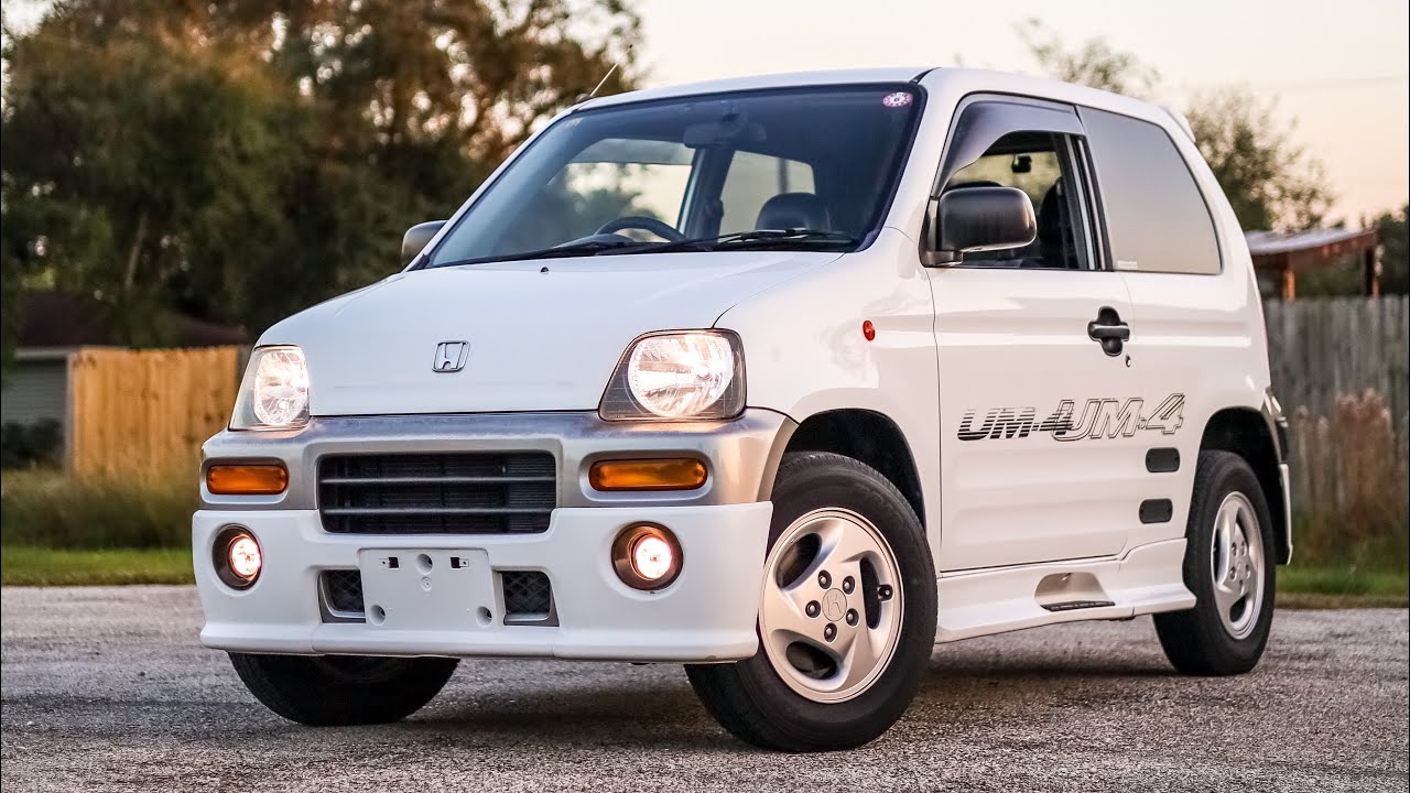 1999 Honda Z Turbo 4WD PA1 Walk-Around, Start Up & Test Drive - YouTube