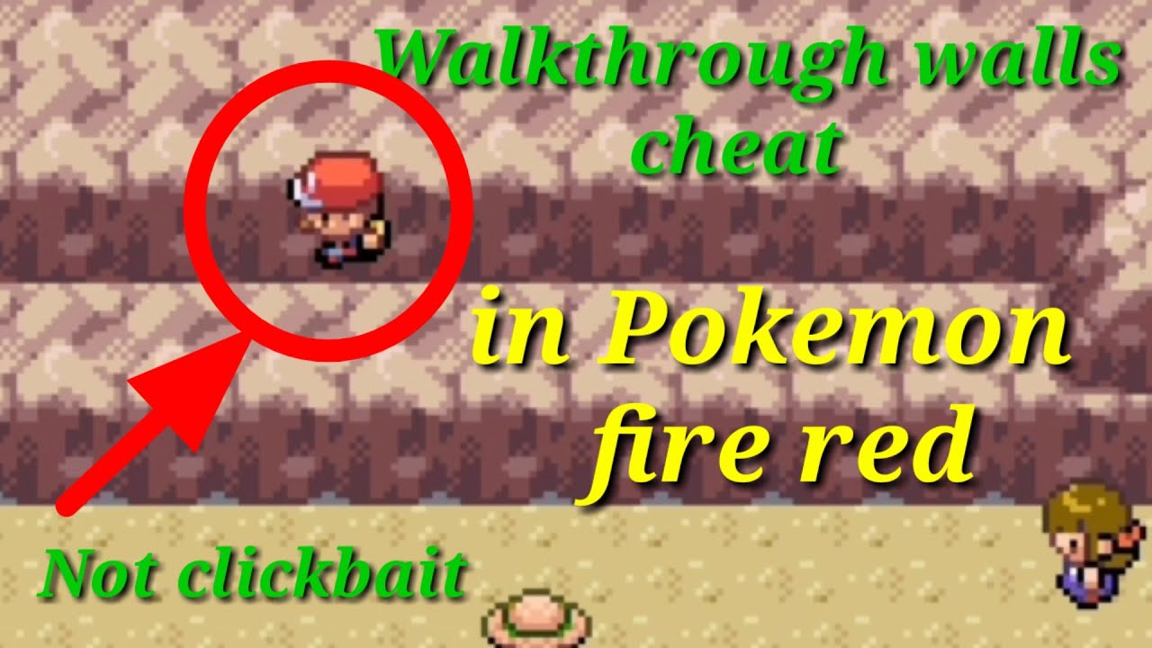 Walkthrough walls cheat for Pokemon fire red | Pokemon fire red ...