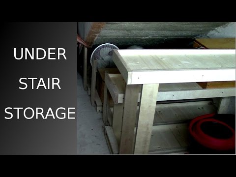 ᐉ DIY under stair storage - YouTube