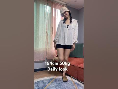 164cm 50kg #데일리룩 #여름코디 #여름휴가 #여자데일리룩 #grwm - YouTube