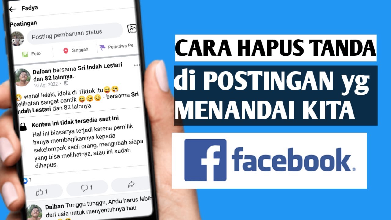 CARA HAPUS POSTINGAN YANG MENANDAI KITA DI FACEBOOK| cara hapus tanda ...