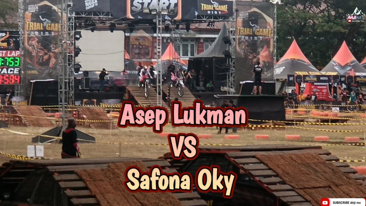Trail Game Asep Lukman Vs Safona Oky - YouTube
