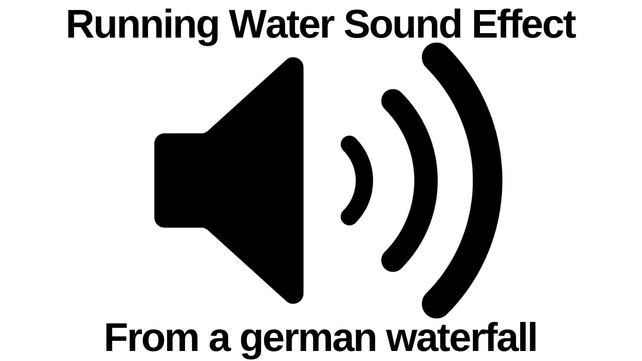 Running water sound effect - YouTube