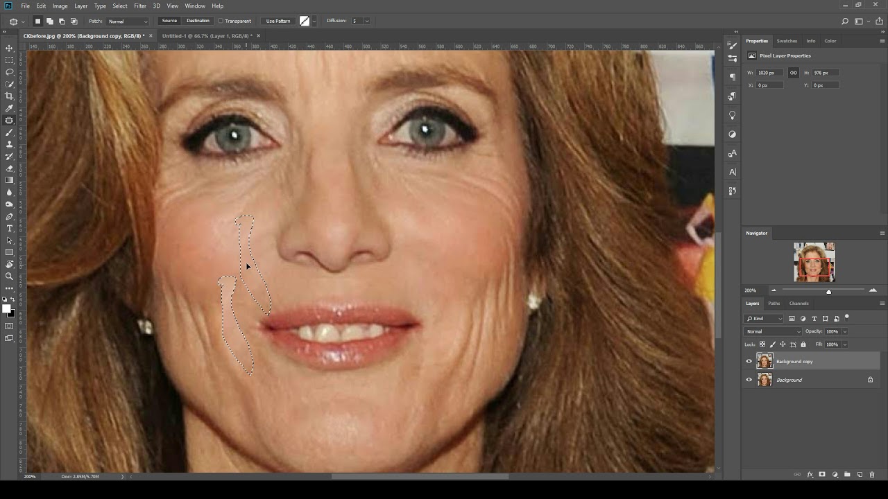 Photoshop Tutorial: Photo Retouching Tools - YouTube