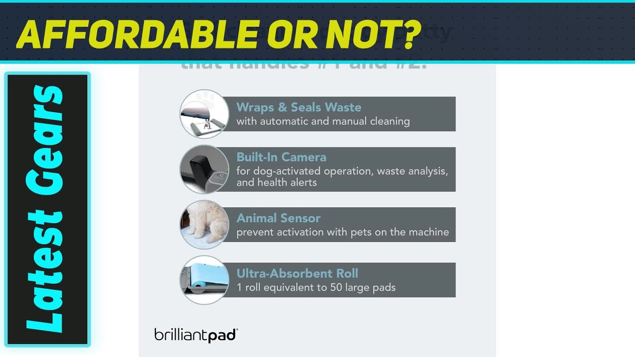 BrilliantPad Smart Dog Potty: Never Touch Dog Waste Again! - YouTube