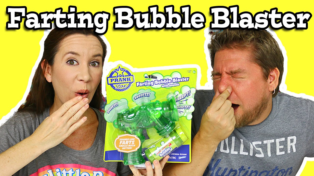 Prank Star Farting Bubble Blaster Review - YouTube
