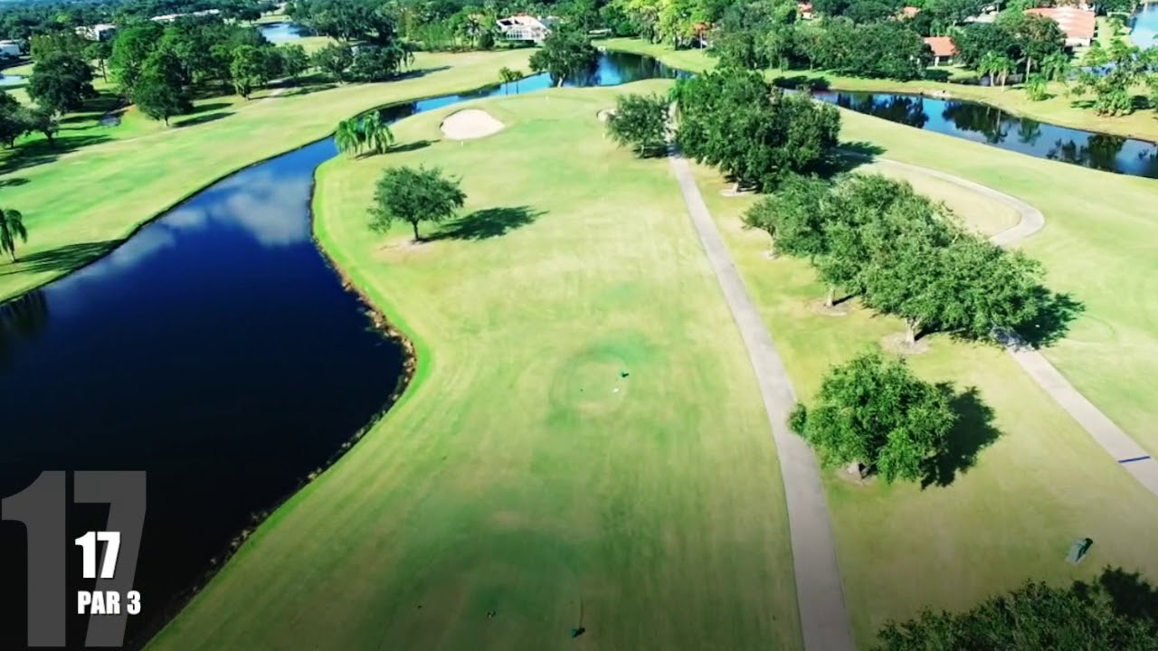 Champions Course Hole 17 - YouTube