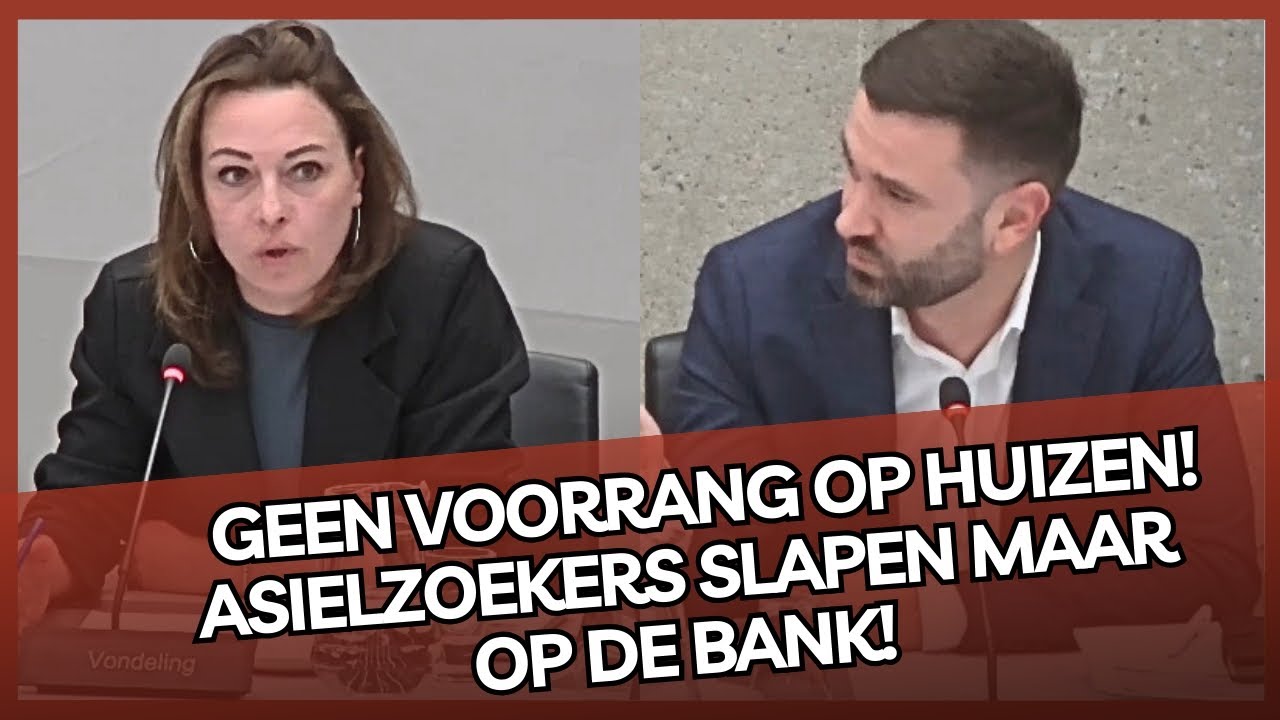 PVV'er Vondeling zet voorman DENK op zijn PLEK! Asielzoekers slapen ...