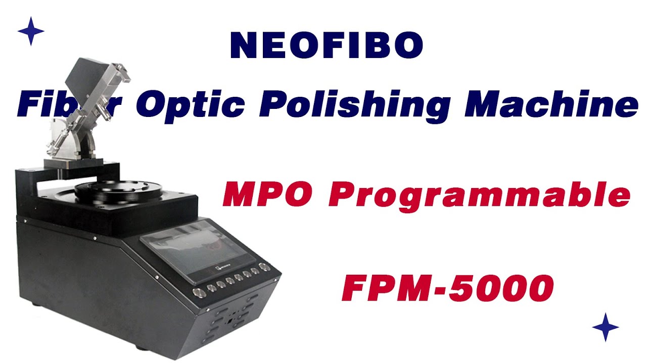 Neofibo Polishing Process MPO MTP Fiber Optic Polishing Machine FPM ...