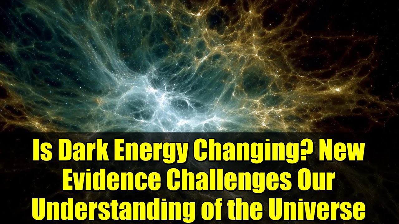 Is Dark Energy Changing? New Evidence Challenges Our Understanding of ...
