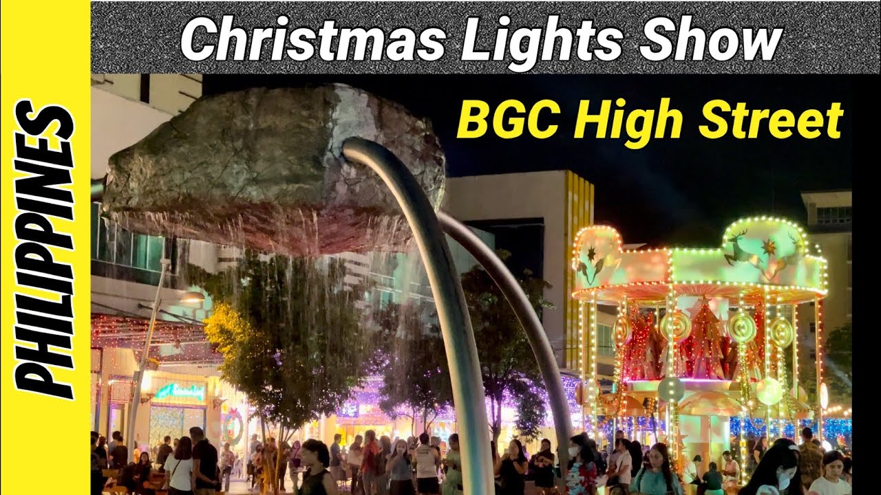 BGC at Night | Best Christmas Lights Display Ever - YouTube