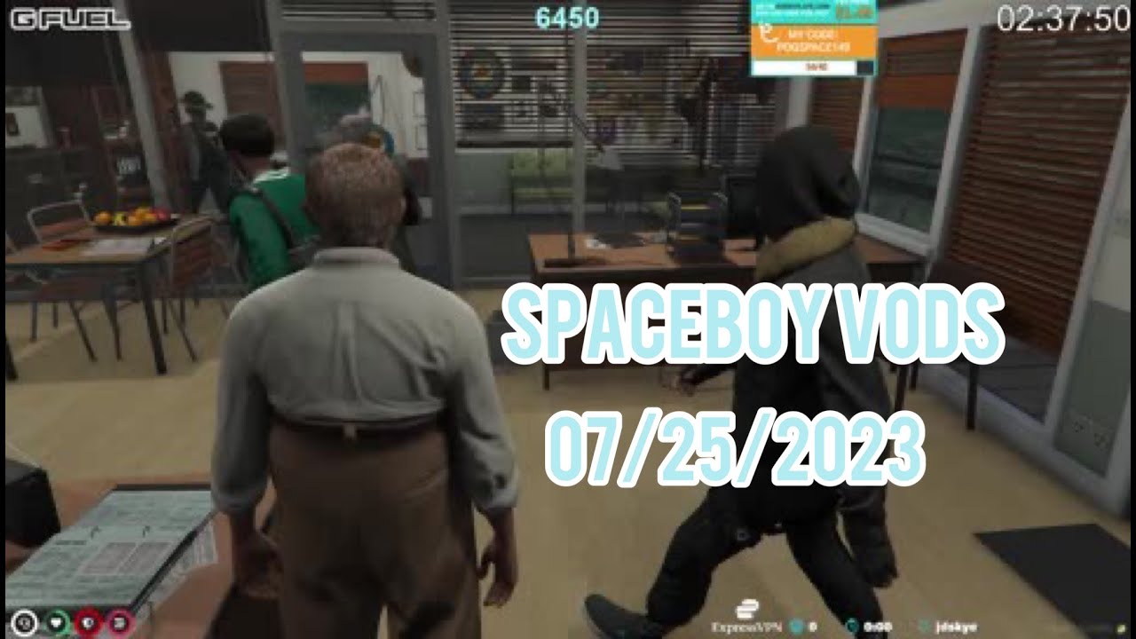 Spaceboy VOD (07/25/2023) james randal nopixel 3.0 - YouTube