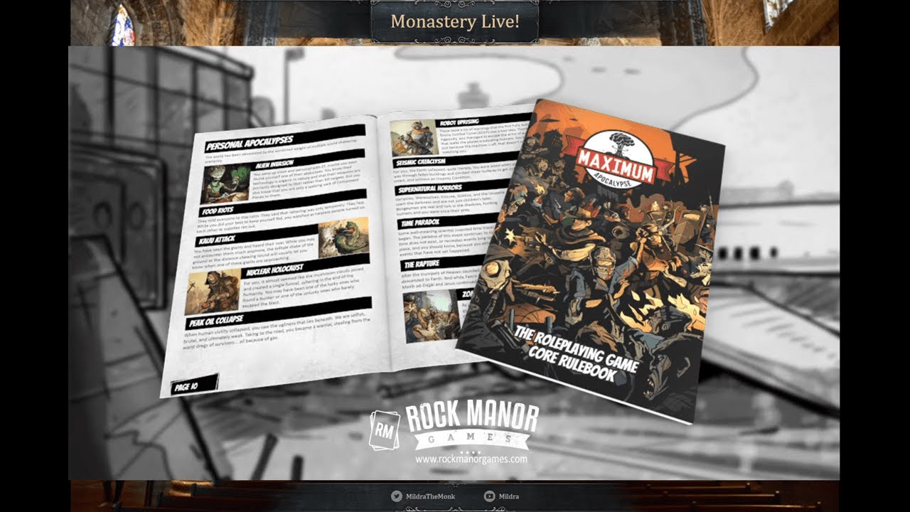 Interview with R. Scott Uhls on Maximum Apocalypse RPG - YouTube