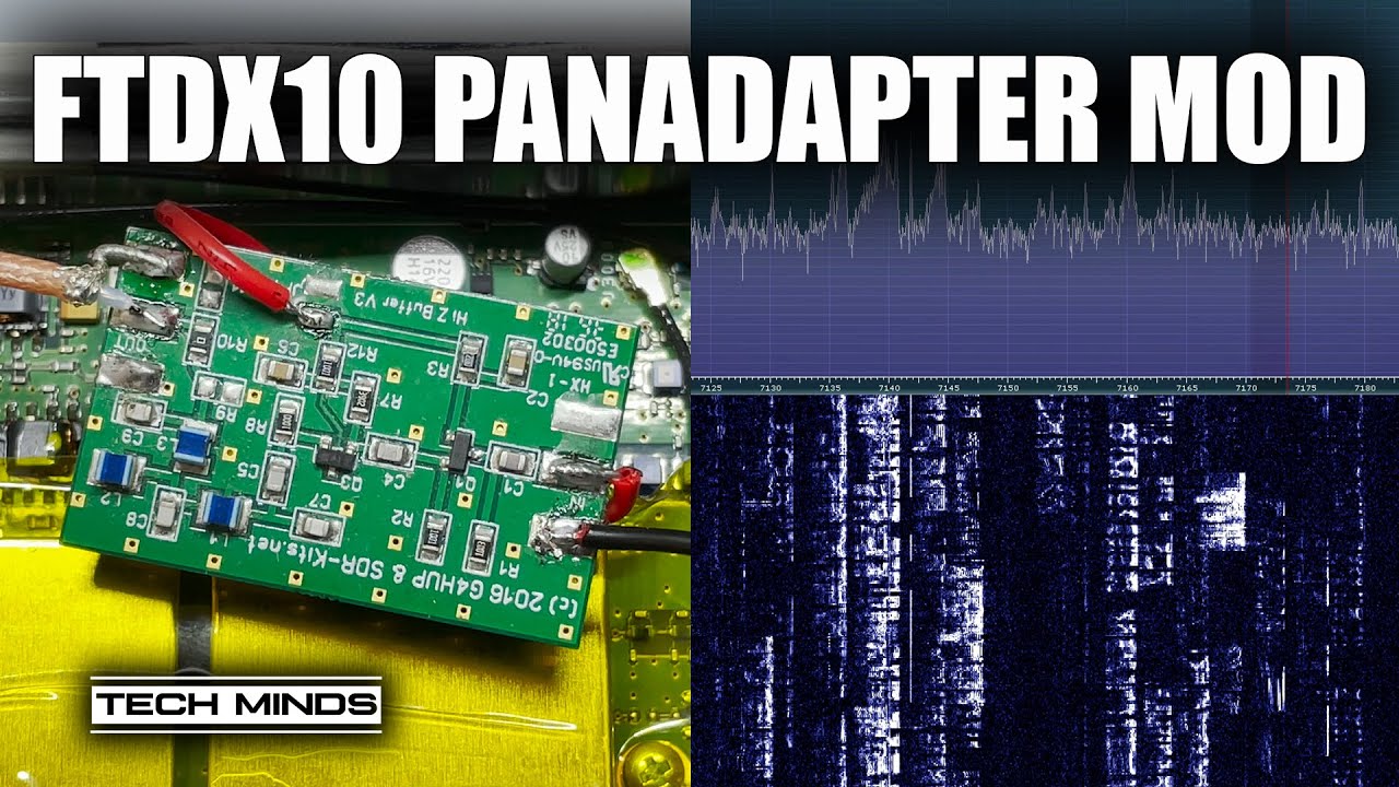 How to add a TRUE panadapter to the Yaesu FTDX10 - YouTube