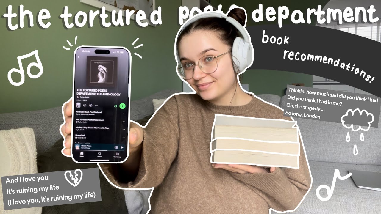 the tortured poets department book recommendations! 🖤📝🖋 - YouTube