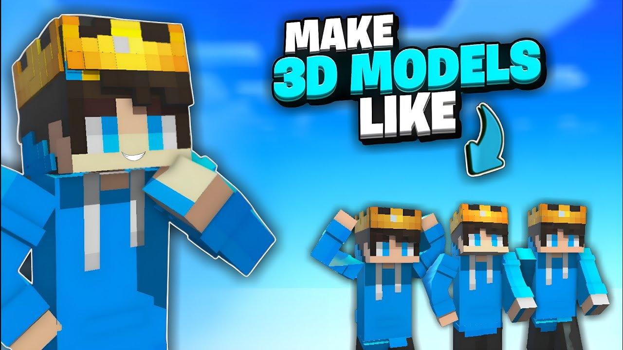 Make Your Minecraft Character Modeling In Prisma 3D 🔥 ( In Just One ...