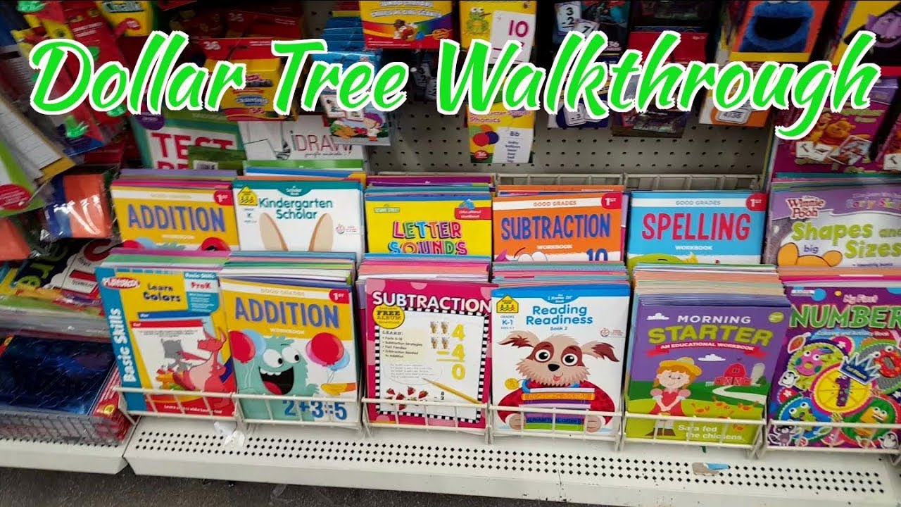 Dollar Tree Walkthrough | Back to School | Learning Tools | Teachers ...
