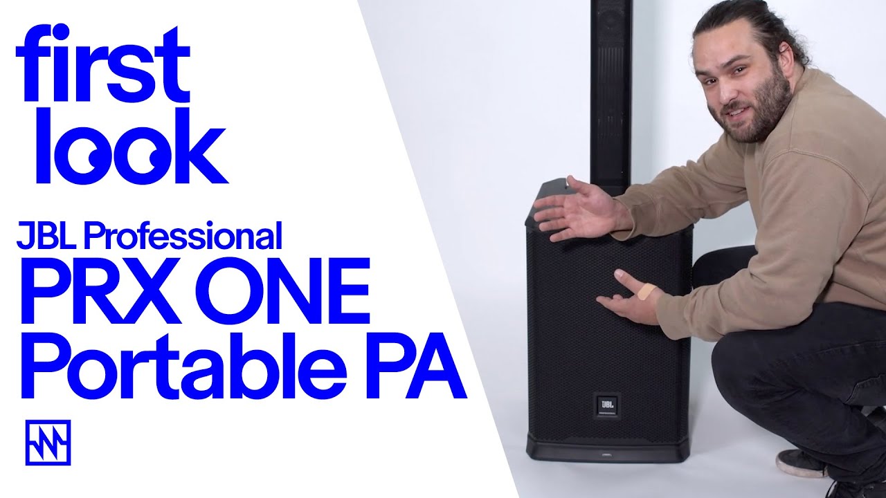 First Look at JBL PRX One: Easy to Use Stick PA for Everyone - YouTube