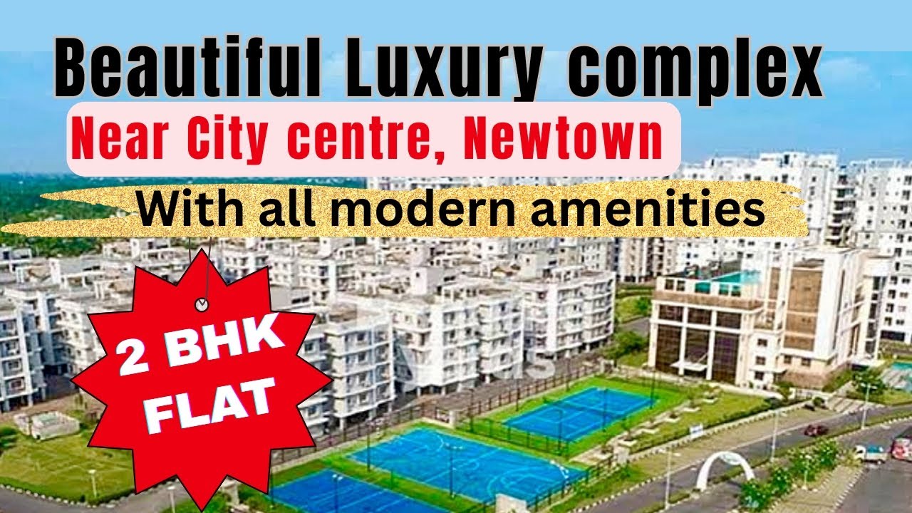 Specious 2bhk flat in modern luxury complex near City centre Newtown Kolkata #2bhk #flatforsale ...