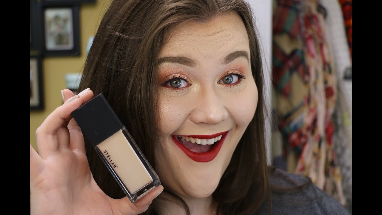 Stellar Limitless Foundation- All Day Wear Test & Close Ups! - YouTube