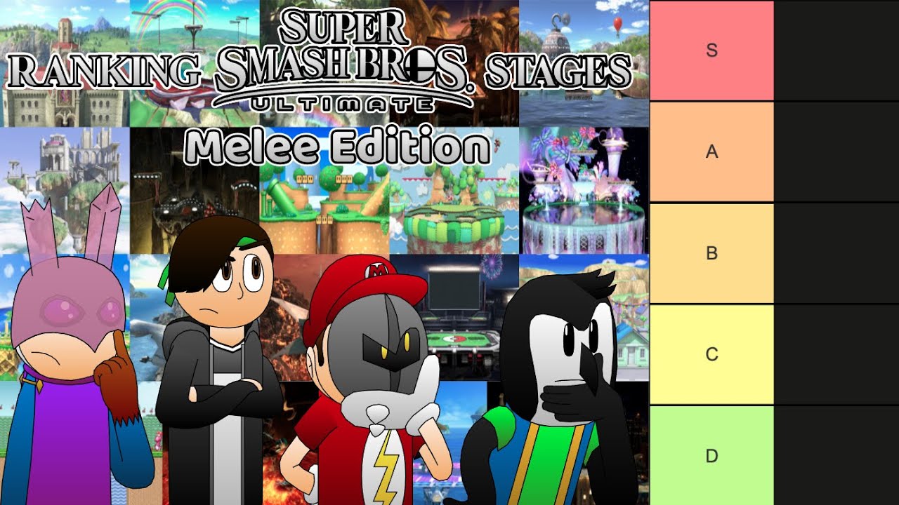 Ranking Super Smash Bros. Ultimate Stages: Melee Edition - YouTube