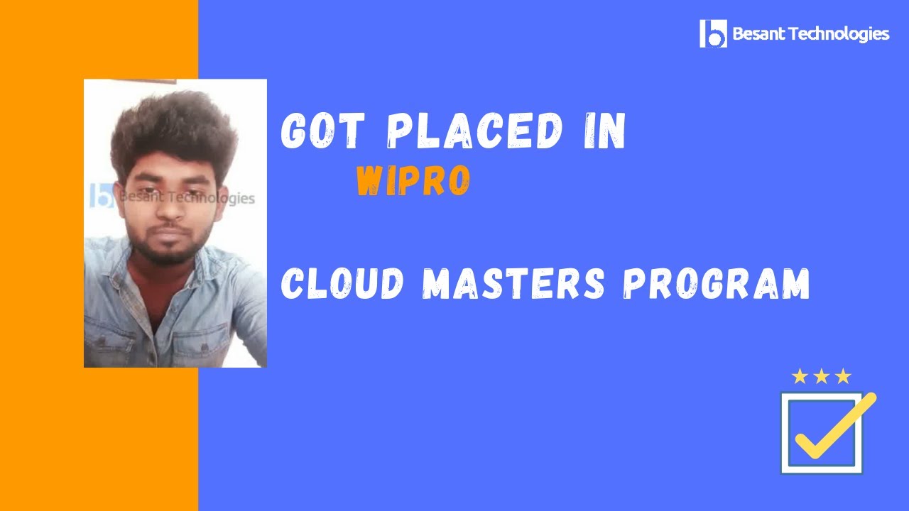 Besant Technologies Placement Review | Allwin Got Placed in Wipro | AWS Cloud Master Program ...