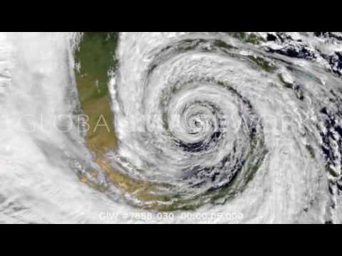 Cyclonic Weather System Animation - YouTube