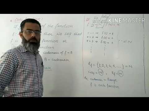 Relation & Function : Part - 7 , Onto Function - YouTube
