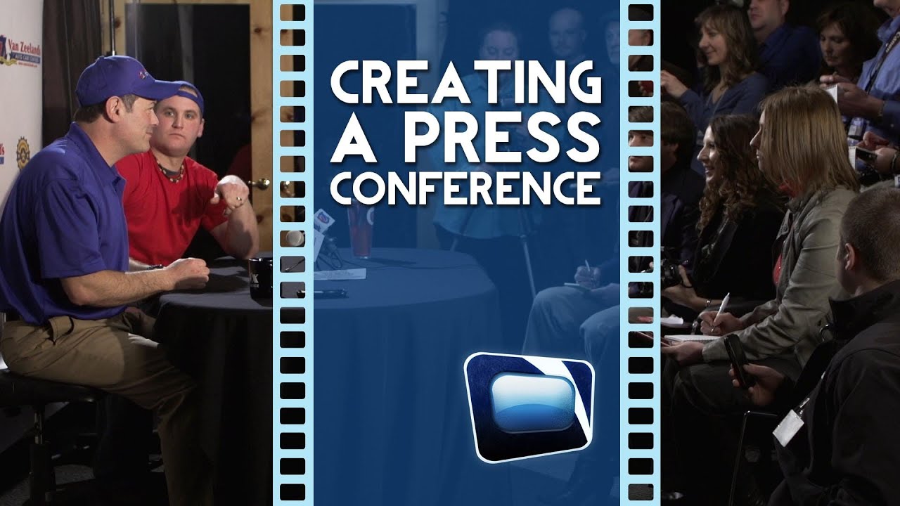 Film Scene - Creating a Sports Press Conference and Camera Strobe/Flash ...
