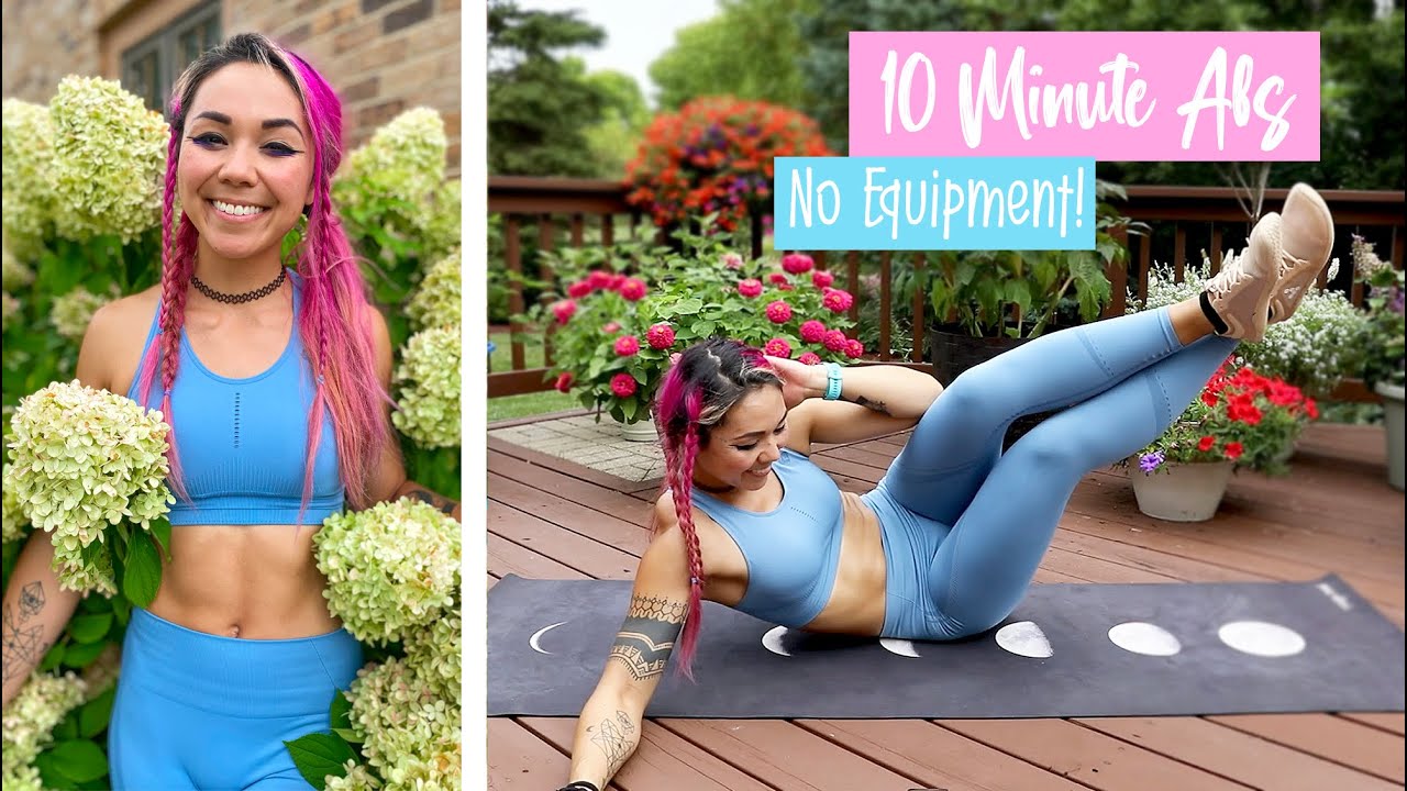 10 Minute Abs | Low Impact, No Repeat & Bodyweight Only Ab Workout ...