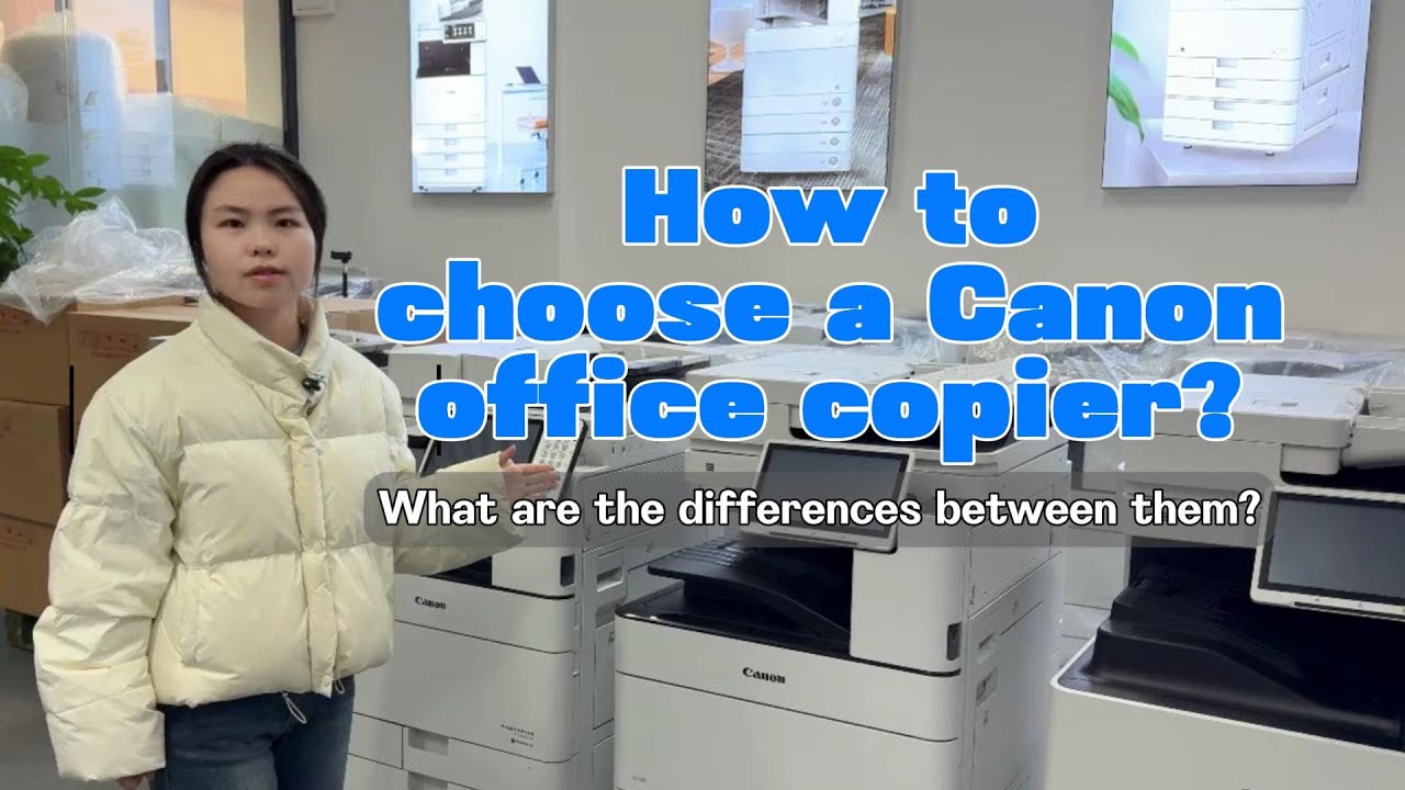 How to choose a Canon office copier？ - YouTube